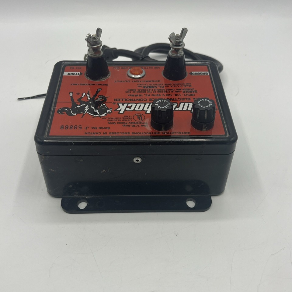 SURE-SHOCK ELECTRIC FENCE CHARGER SS-550 TESTED AND WORKING | eBay