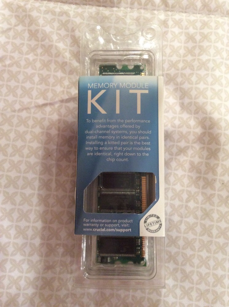 Crucial 2 GB Memory Module Kit PC700 Unbuffered Computer Memory | eBay