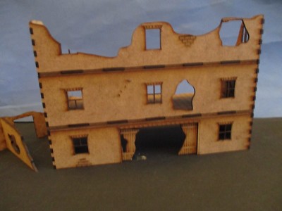 20mm Large Ruin Set G Etched laser cut MDF 3MM Scenery WW2 | eBay UK