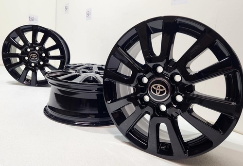 18” Toyota Land Cruiser Factory OEM Wheels 2024 2025 Rims Gloss Black ...