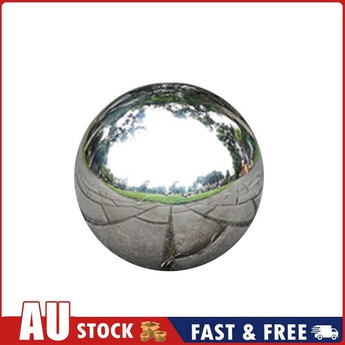 3Pcs Stainless Steel Hollow High Gloss Ball Reflective Metal Mirror ...