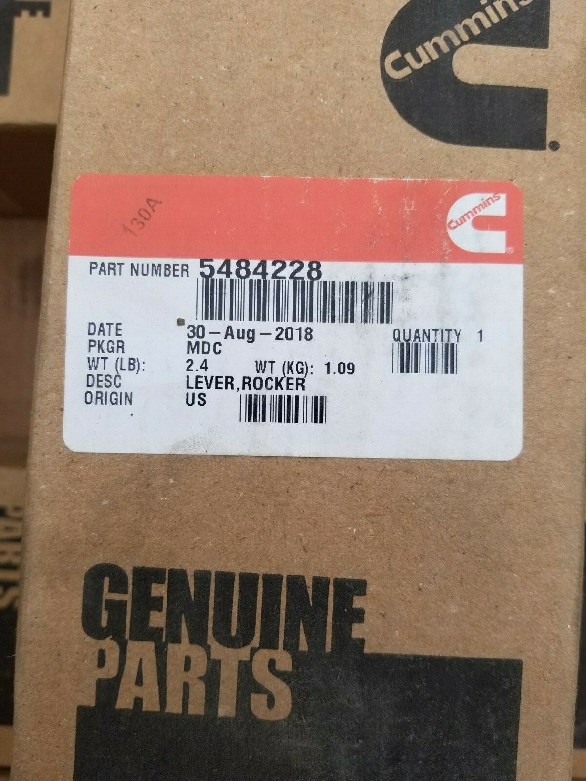 OEM CUMMINS LEVER,ROCKER 5484228. New | eBay