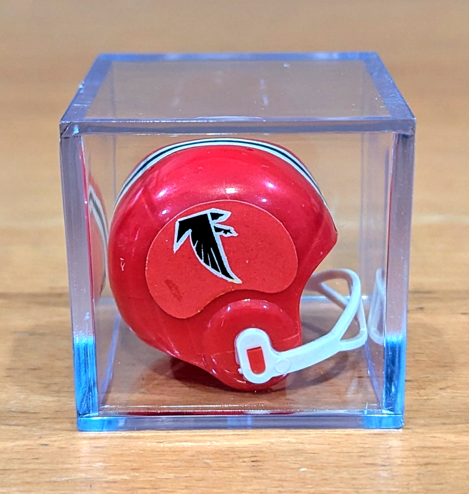 OPI NFL ATLANTA FALCONS VTG NFL Mini Gumball Football Helmet & Display ...