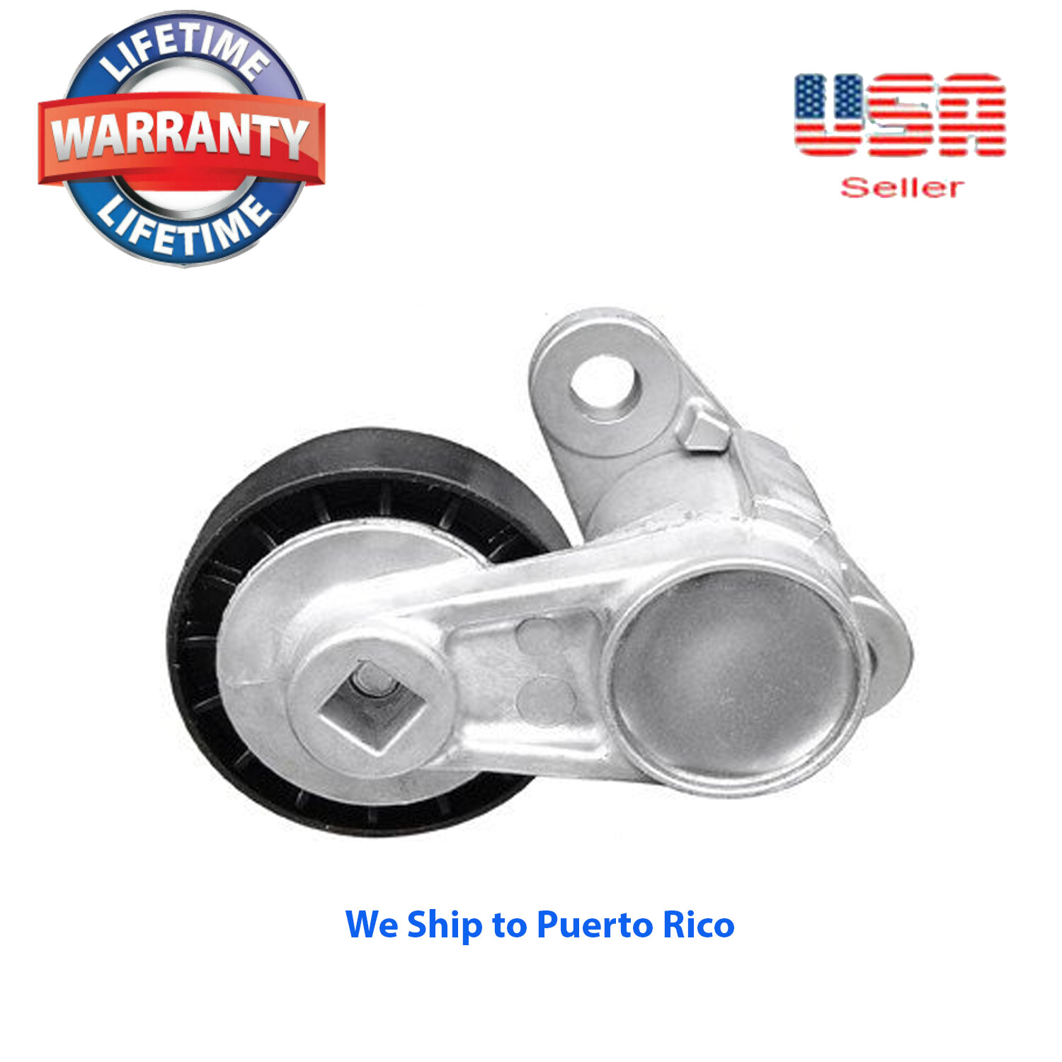 Belt Tensioner Assembly Fits: Buick Cadillac Chevrolet GMC Hummer Isuzu ...