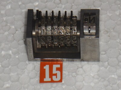 KEY | letterpress numbering machine | 15 | eBay