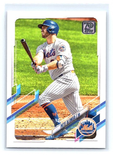 2021 Topps 70 Series One Pete Alonso New York Mets | eBay