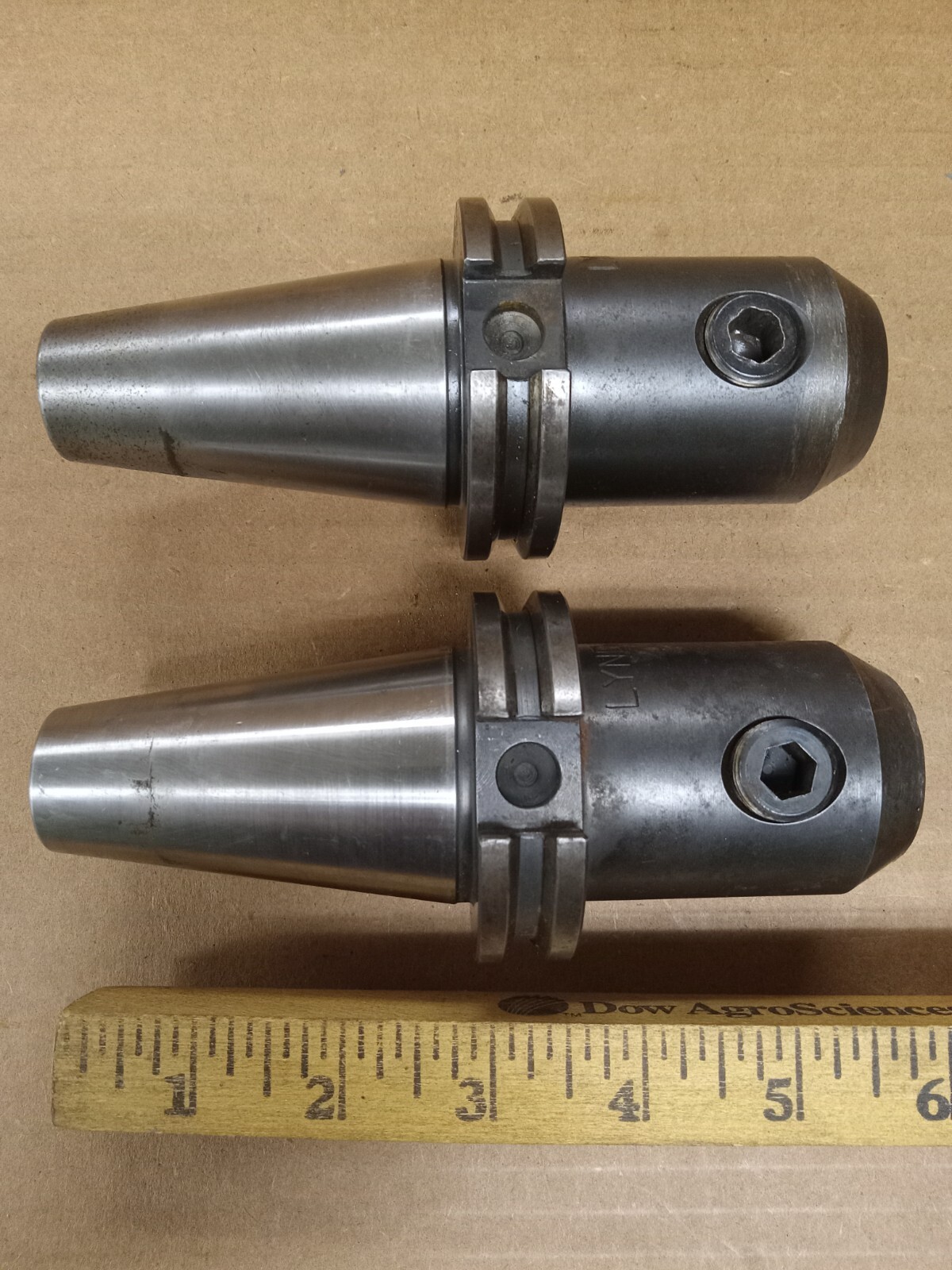 Lyndex ¾” Cat-40 Mill Tool Holders, 3" Projection, Lot of Two | eBay