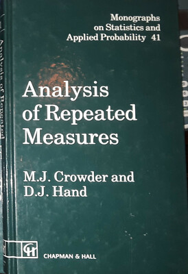 Analysis of Repeated Measures by David J. Hand; Martin J. Crowder | eBay
