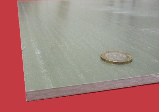 Fiberglass Sheet, Extren (1/4") .250" x 24" x 24" Olive Green | eBay