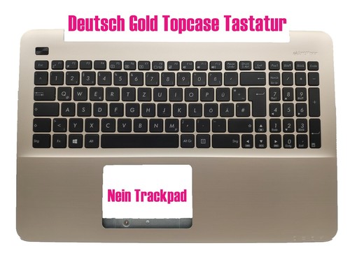 Deutsch Gold Topcase Tastatur für Asus F555B F555D F555L F555Q F555S ...