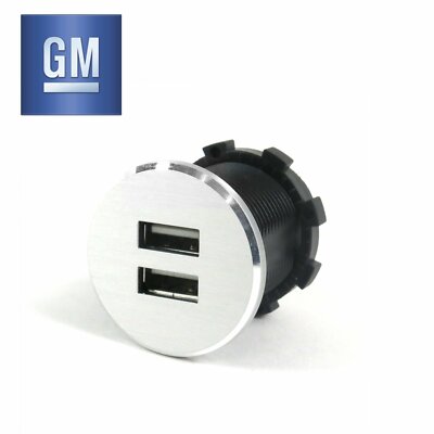 GM 5V 2.1A Dual USB Socket Adapter Power Outlet for 12V Chevy Olds ...