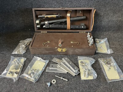 Olympic Hand Riveter Set with Box Vintage Rivet Gun Riveting with ...