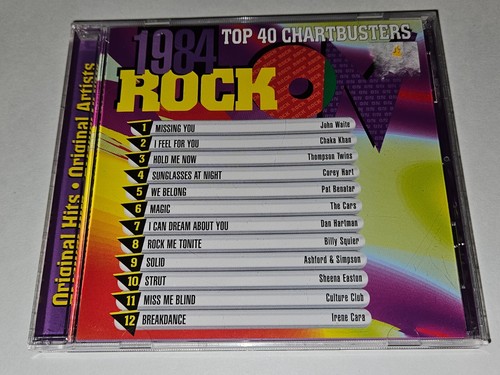 Rock On 1984 Top Chartbusters CD 12 Songs 2004 Madacy 80s Hits *Free ...