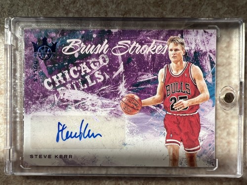 2021-22 Panini Court Kings - Steve Kerr Brush Strokes BULLS Autograph ...