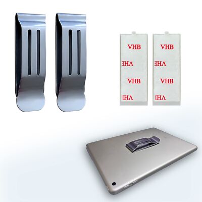 2 Pack Universal Metal Belt Clip Attachable Pocket Clips for ...