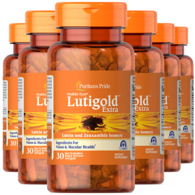 Puritan's Pride Lutein Lutigold Extra 20 mg Meso Zeaxanthin/ 800Mcg ...