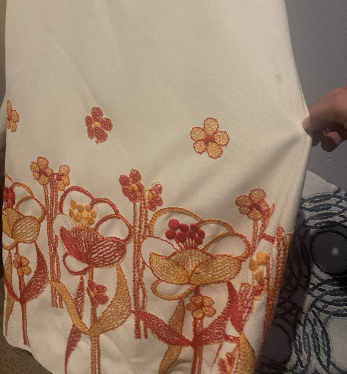 Mel Warshaw Wide Bell bottom Pant Body Suit Embroidered 70 Disco Miss ...