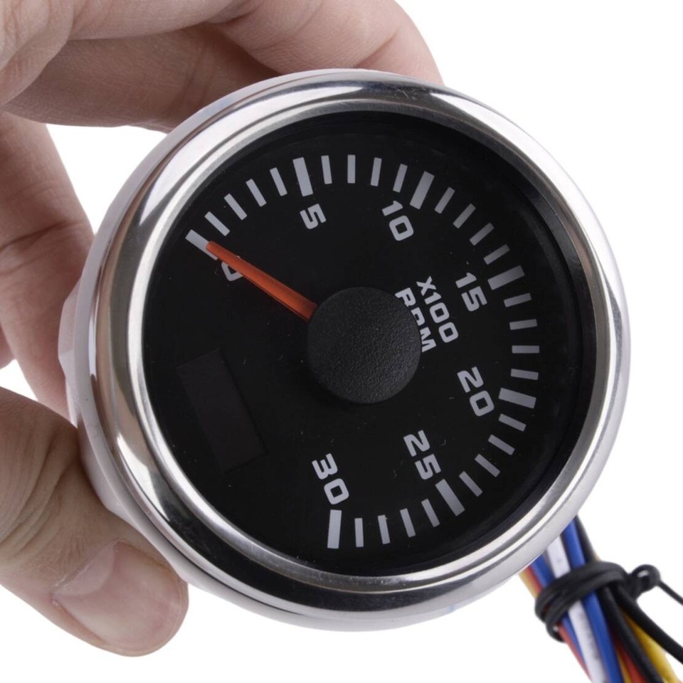 52MM Tachometer Gauge 0-3000RPM Instrument Speedometer Universal New | eBay