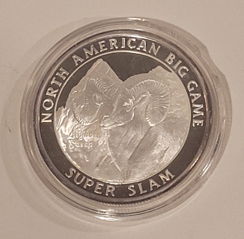 North American Hunting Big Game Super Slam 1 oz .999 Fine Silver ...