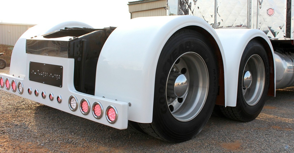 Peterbilt Fiberglass Rear Fenders Fiberglass Front Fenders For