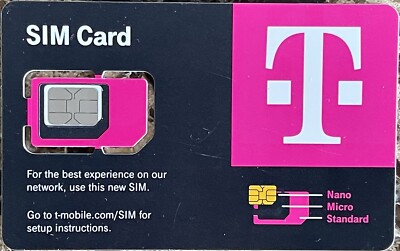 T-Mobile Triple SIM Card R15 3-In-1 Nano Micro 5G 4G LTE 610214664761| eBay