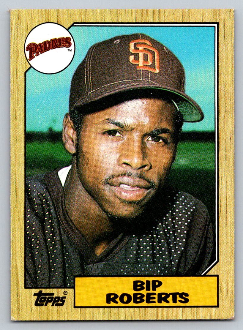 1987 Topps #637 Bip Roberts Rookie Card San Diego Padres | eBay