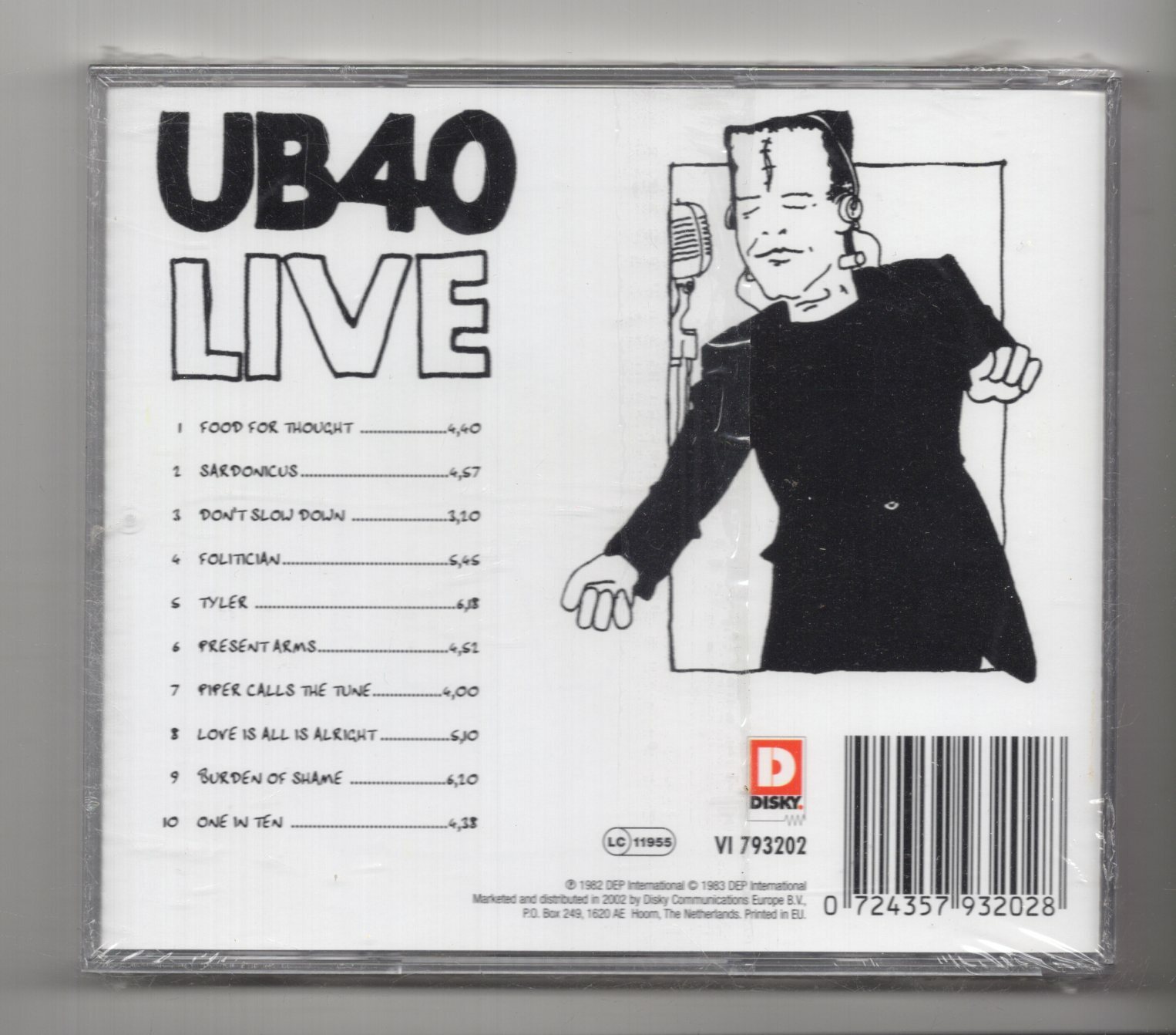 UB40 - Live (Live Recording, 2002) for sale online | eBay UK