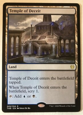 TEMPLE OF DECEIT Theros Beyond Death MTG Magic the Gathering THB | eBay