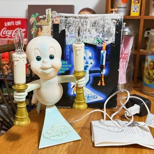 1996 Casper Desk Lamp CANDLES FLICKER Eye's Light-up Model Figure ...