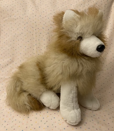 Vintage Kelly Trading Realistic Fluffy Collie Puppy Dog Stuffed Animal ...