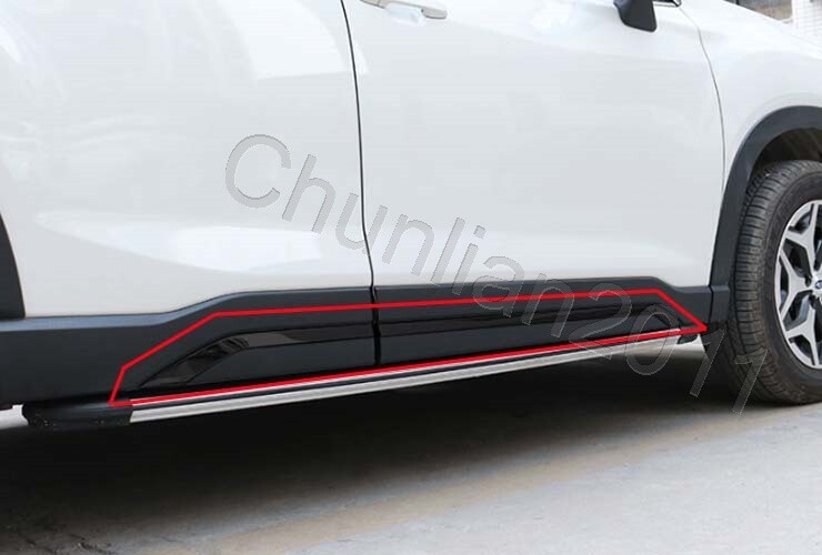 Carbon Fiber Body Door Sill Side Molding Cover Trim for 19-23 Subaru ...