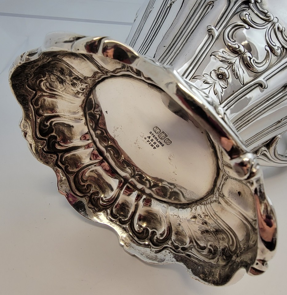 Gorham Sterling Silver Chantilly Grand Water Pitcher Date Mark 1899 | eBay