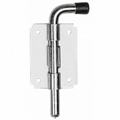 Verrou pistolet en applique - acier zingué - 90x60 - tige 14mm BRICOZOR ...