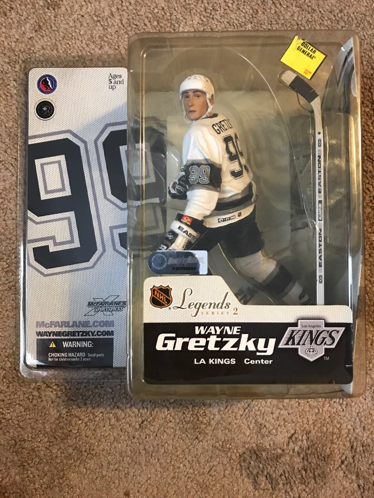 wayne gretzky action figure. McFarlane Legends Of Hockey W/ Los Angeles ...