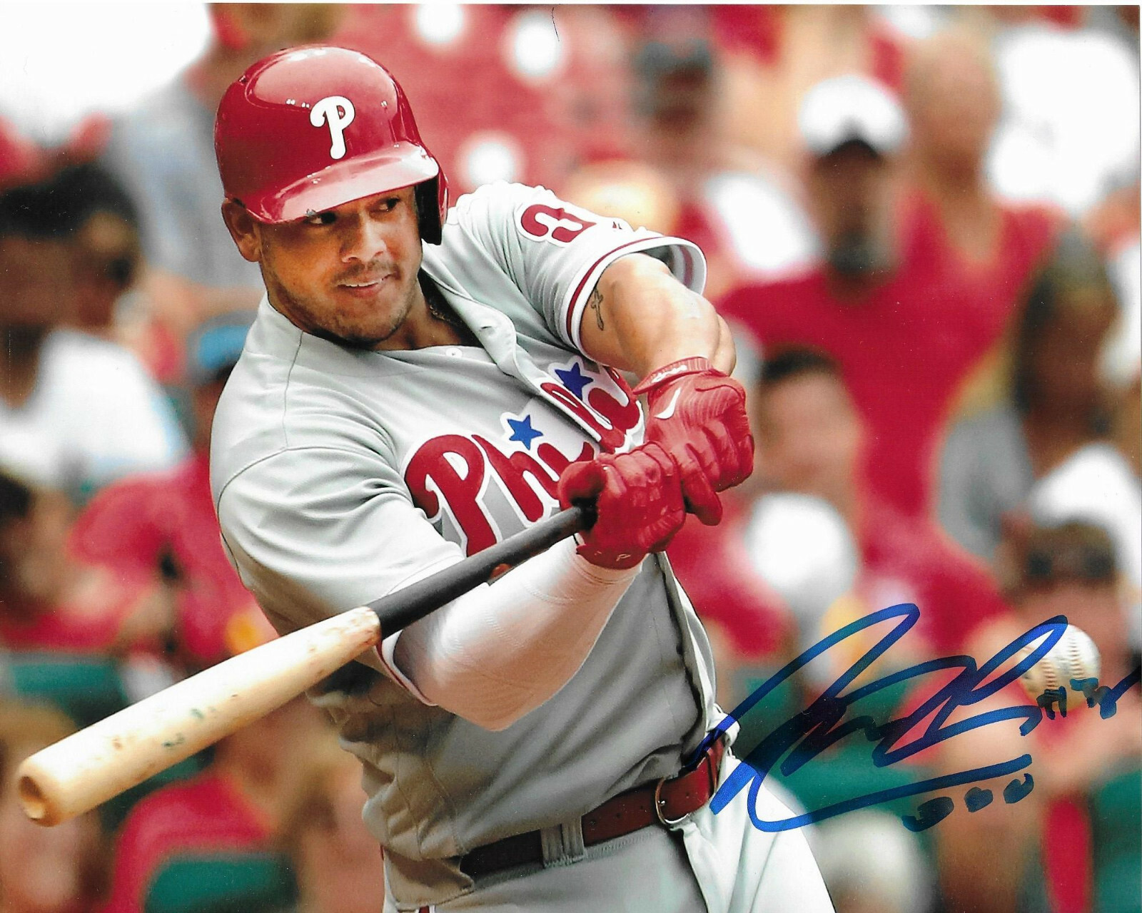 JORGE ALFARO Autographed Signed 8 x 10 Baseball Photo Philadelphia ...