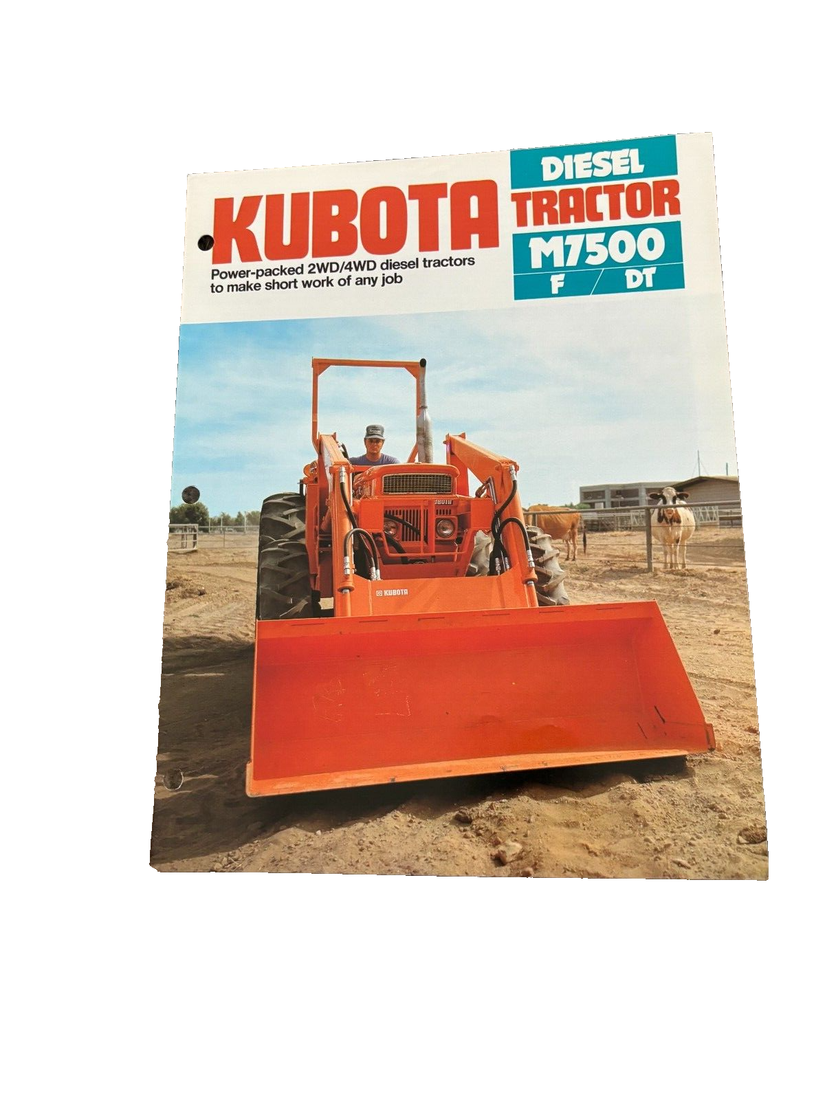 Kubota M7500 Tractor Brochure FCCA24 | eBay