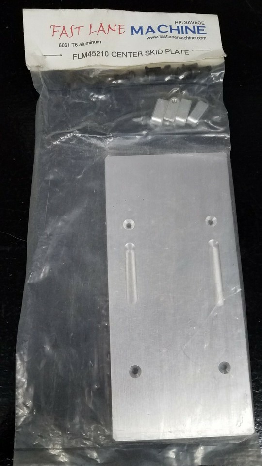 Fast Lane Machine 6061 T6 aluminum FLM45210 Center skid plate | eBay