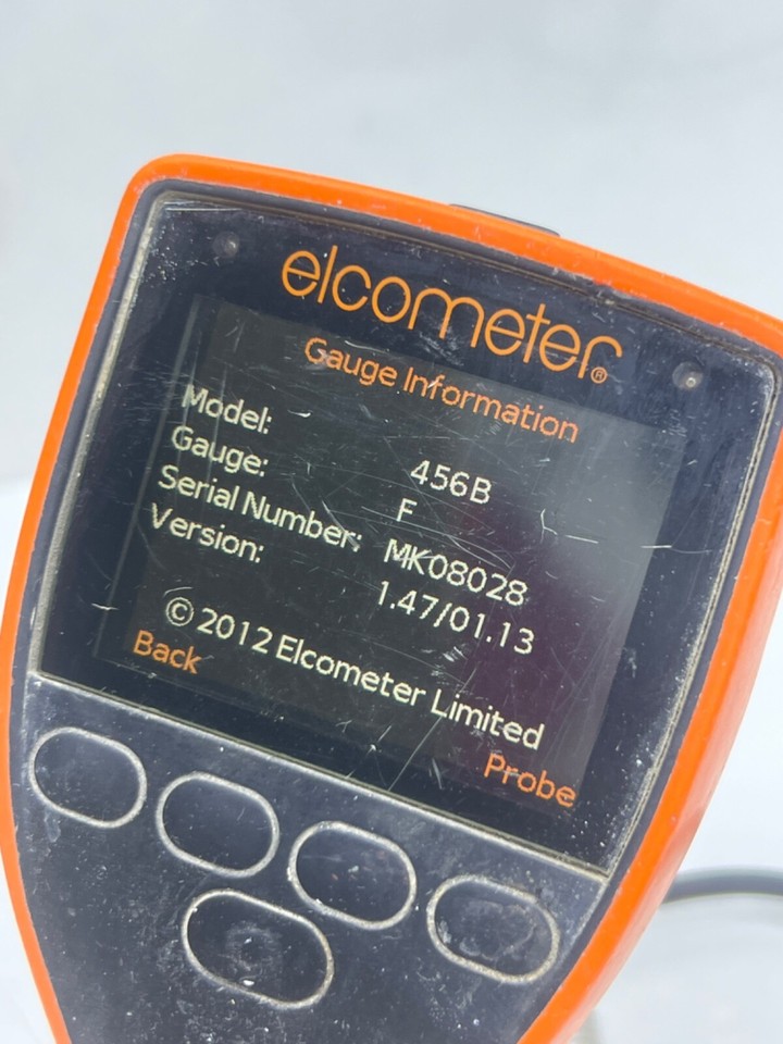 ELCOMETER 456 A456CFBS Coating Thickness Gauge with Probe | eBay