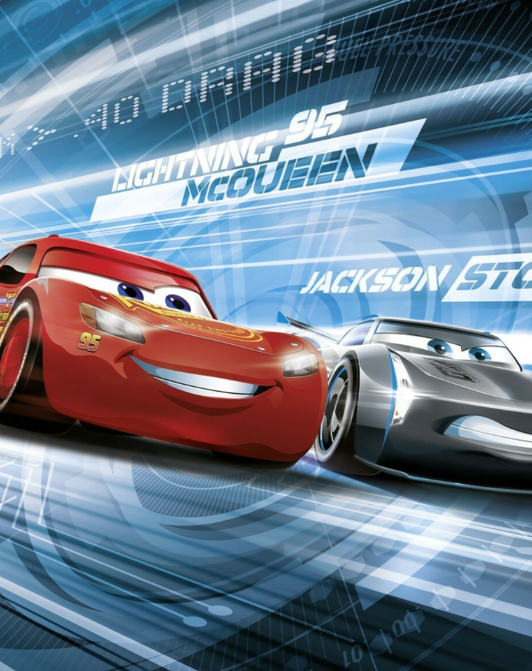 Disney Cars 3 WALLPAPER Kids bedroom boys room PHOTO WALL MURAL large ...
