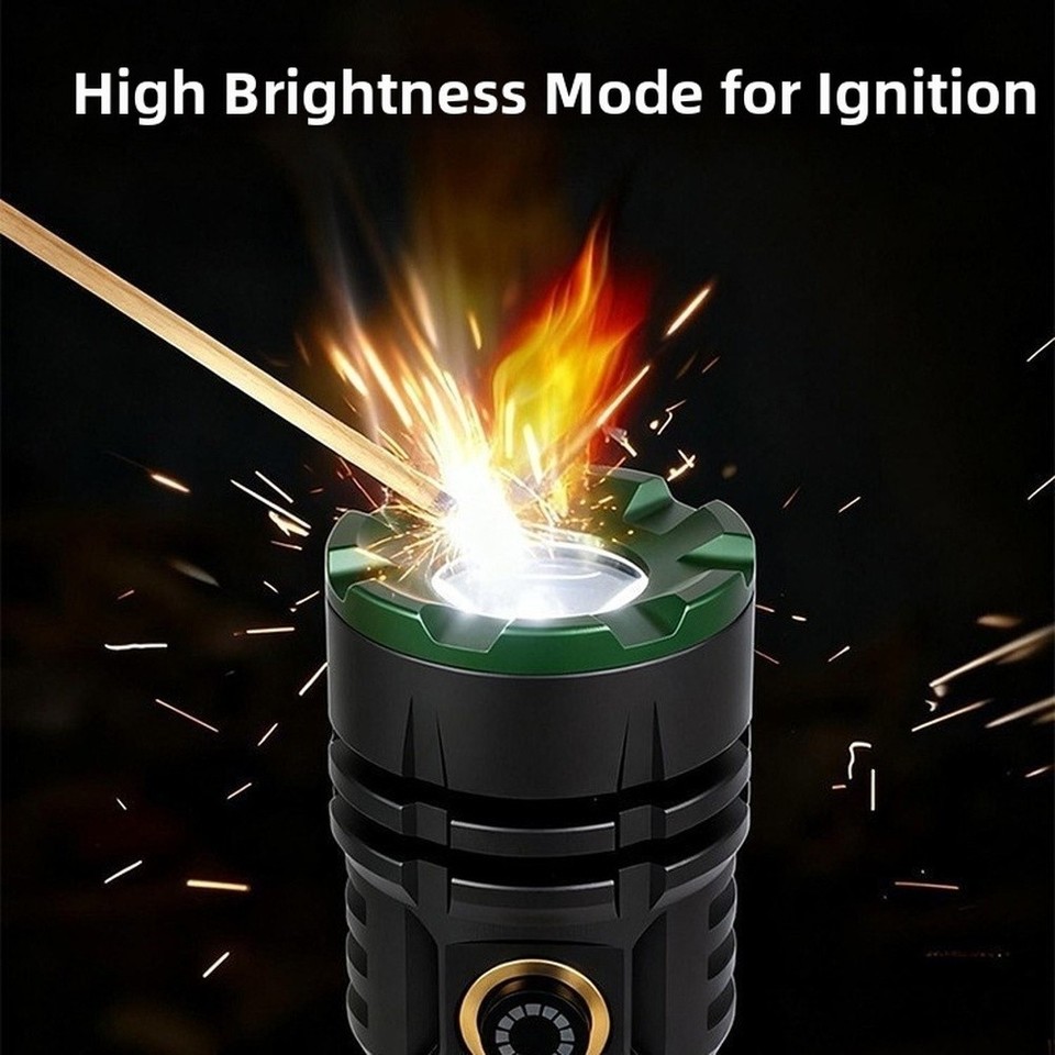 For Camping 3000mAh LED Light 500m Beam Distance Aerospace-grade ...