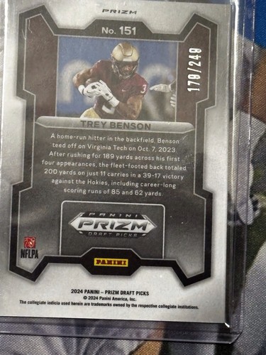 4 Card Arizona Cardinals Rookie Lot (Harrison JR/Benson)👀🏈🔴⚪️ W Serials ...