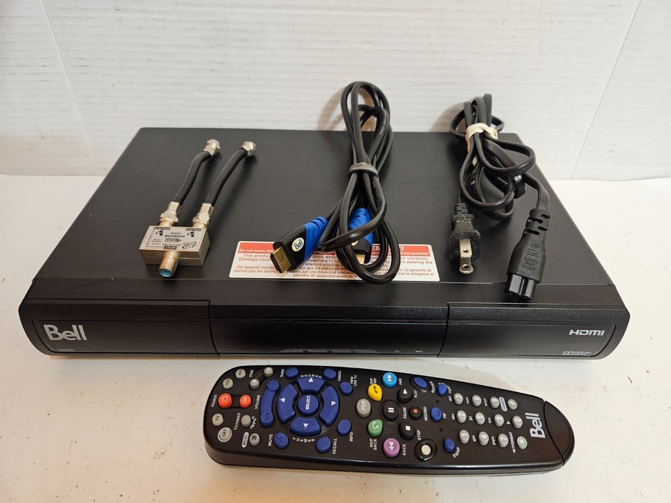 Bell 9400 HD Satellite PVR Receiver – Dual Tuner – 1TB – HDMI – Remote ...