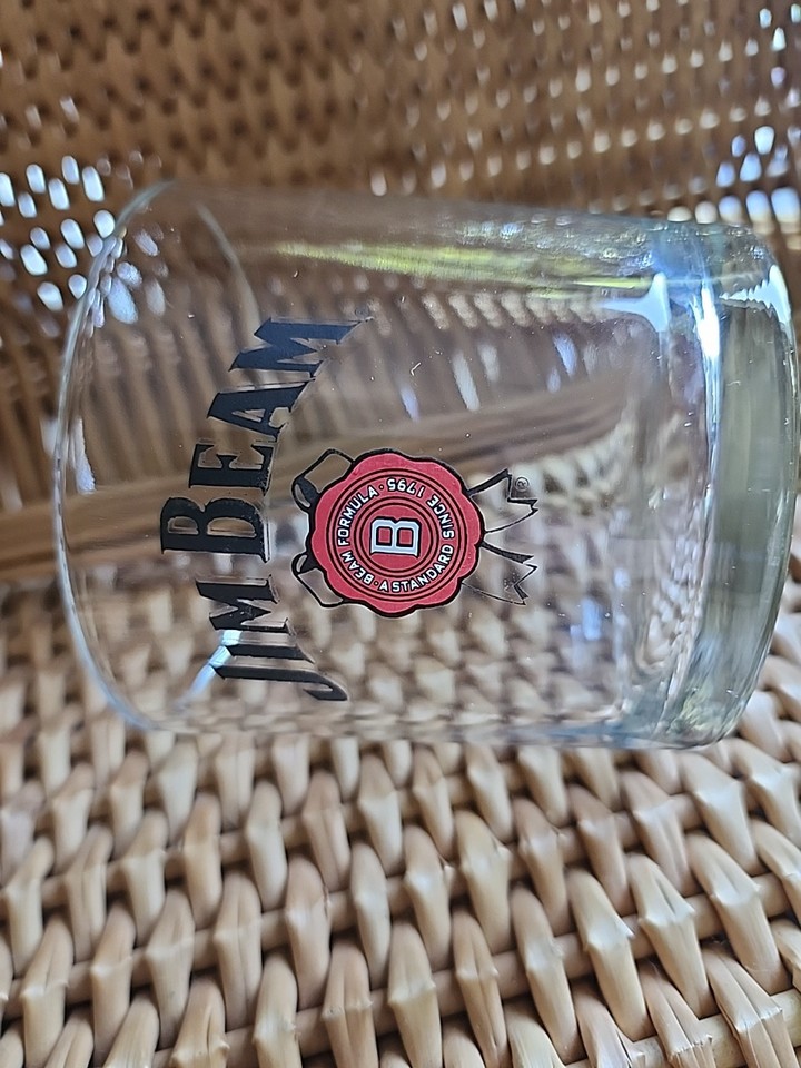 Vintage JIM BEAM Mix It Up Custom Cocktail Glass Back Room Novelty in ...