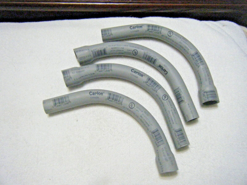 lot 4 pack Carlon PVC Bell End Elbow, 90 Degree, Standard Radius ...