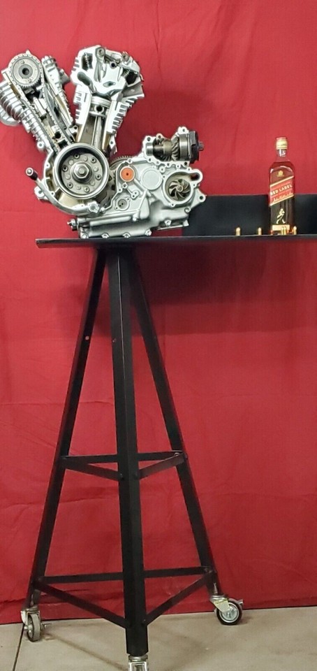 CUT-AWAY ENGINE, MANCAVE ENGINE, MAN CAVE, ENGINE ART SCULPTURE, BAR ...