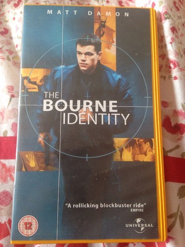 THE BOURNE IDENTITY -UNIVERSAL UK PAL VHS VIDEO 2002 Matt Damon | eBay