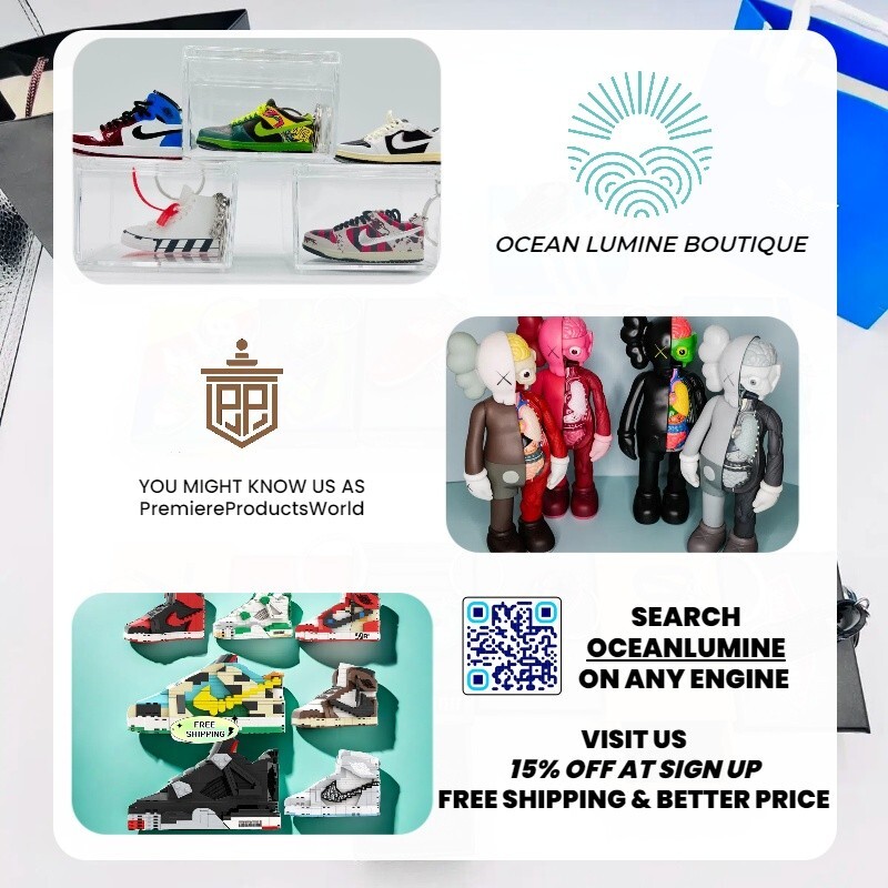 Mini Jordan Sneaker Building Blocks, Shoe Bricks, Puzzles, Collectible ...