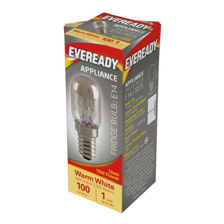 Fridge Freezer Oven Appliance Bulb Pygmy Light Lamp 15w 25w SES E14 B15 ...