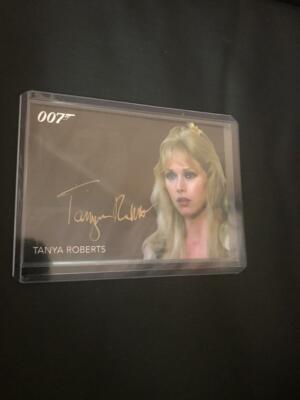 JAMES BOND ARCHIVES 2017 FINAL EDITION TANYA ROBERTS AUTOGRAPH B | eBay