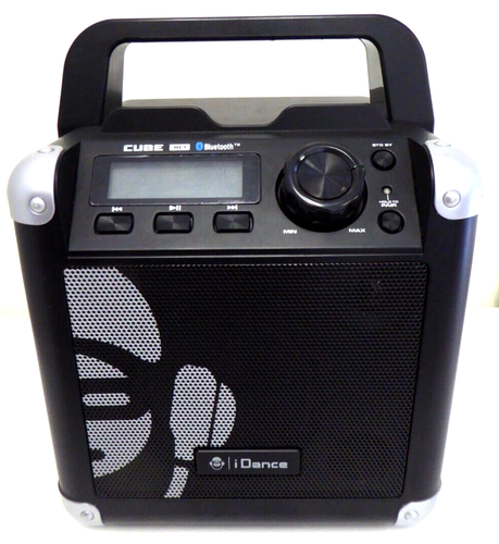iDance Mobile Cube BC1WH 50 Watt Portable with Bluetooth Mic Mixer USB ...